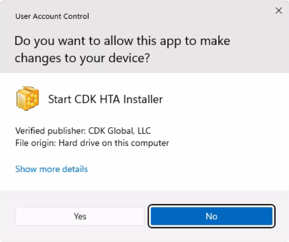 CDK Drive Express Installer
